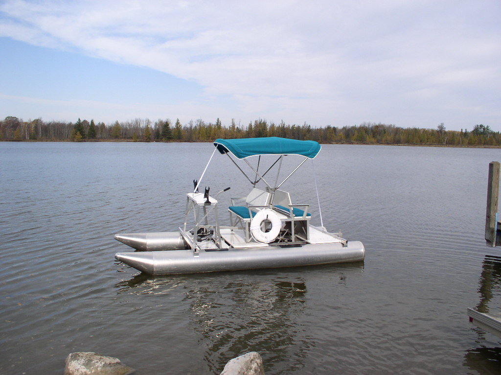 Aqua Cycle® II Pontoon Paddle Boat From Paddleboat Pro